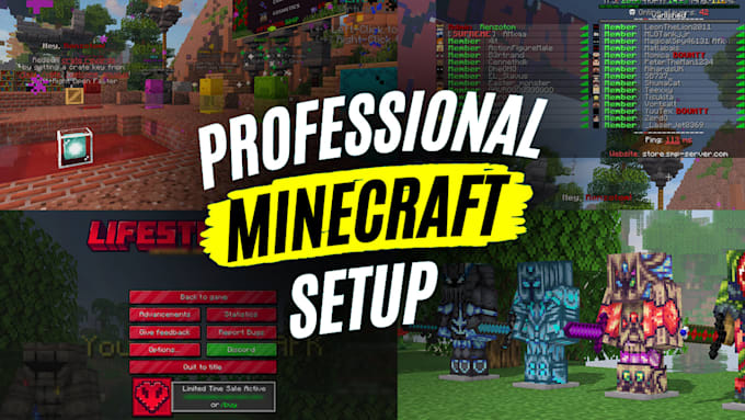 Configure and set any minecraft plugin you like by Renzotom | Fiverr