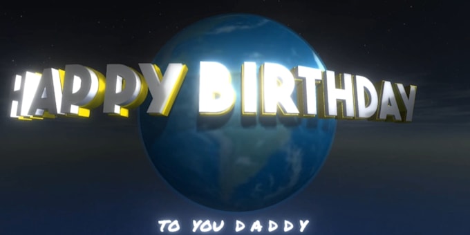 Make a universal style happy birthday video intro by Super0free | Fiverr
