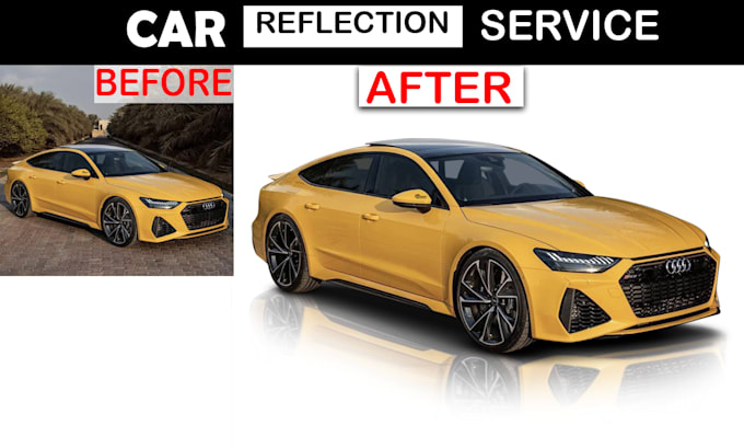 Do car clipping, car shadow and reflection by Nazmulreko7070 | Fiverr