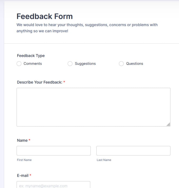 Create online forms using jotform by Hassan_suri | Fiverr Create online forms using jotform by Hassan_suri | Fiverr