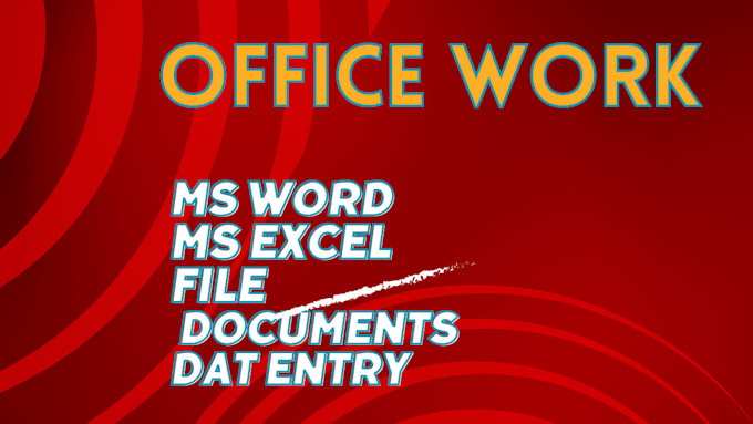 Expert to ms word and ms excel documents by Zaidy_hussain | Fiverr