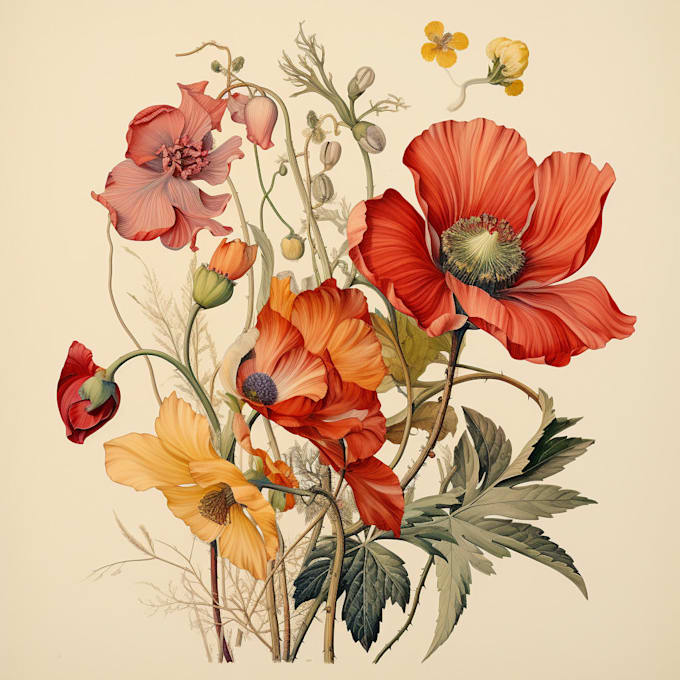 Make botanical illustrations for you by Coulbrinya | Fiverr