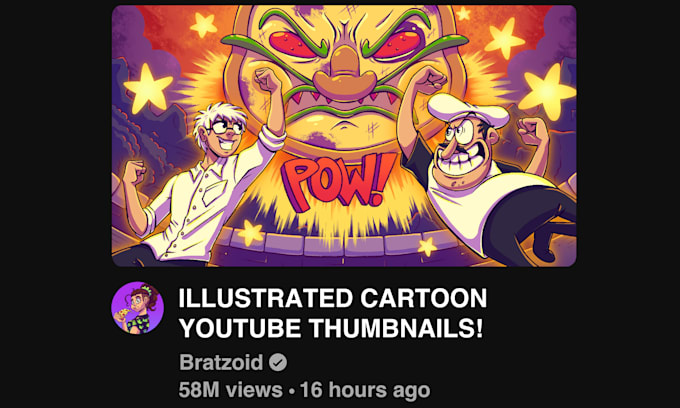 Draw your youtube thumbnails by Bratzoid | Fiverr