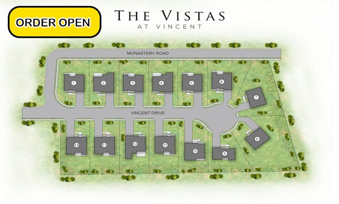 Render site plan, subdivision, town plan, property map by Archi8t | Fiverr