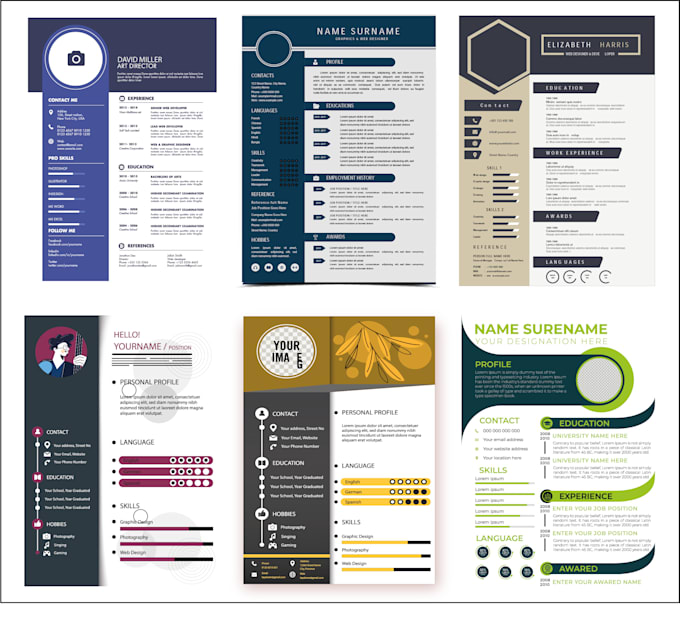 Design professional modern resume, cv and cover letter template by Mir ...