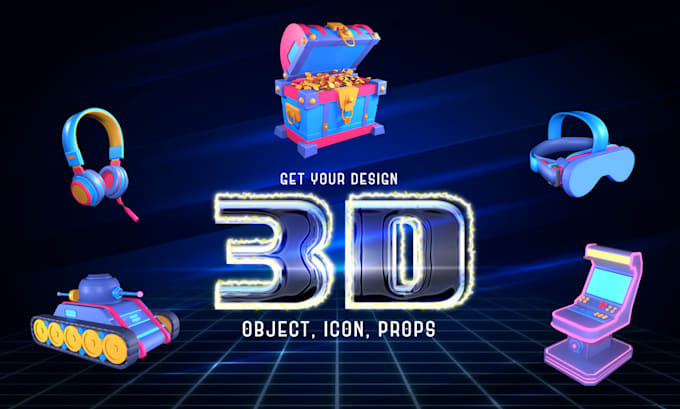 Design 3d props, objects, icons, elements for your game by Rozi2018 ...