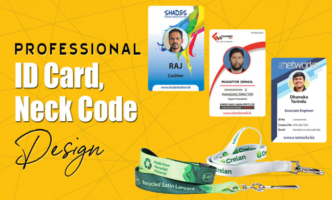 Design unique id cards and membership cards by Samankumara532 | Fiverr