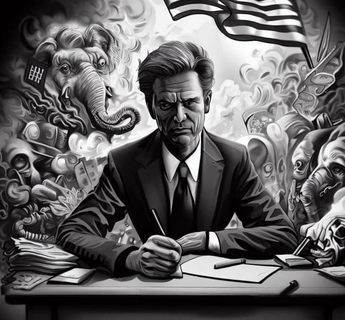 Make political cartoon for you by Octepak0934 | Fiverr