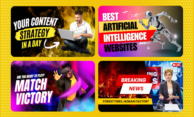 Design professional youtube thumbnail by Abdullah_bina | Fiverr