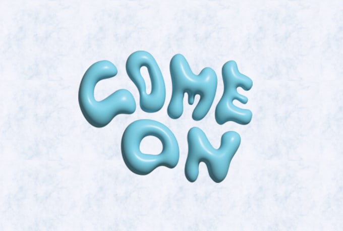 Make custom 3d inflate text by Doadandia | Fiverr