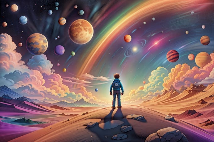 Create an amazing illustration art using ai by Nprvdesign | Fiverr