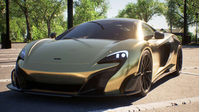 Make you custom mclaren render in 3d software by Render_ruler | Fiverr