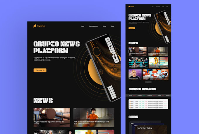 Create awesome website hero sections by Ghaziali86 | Fiverr