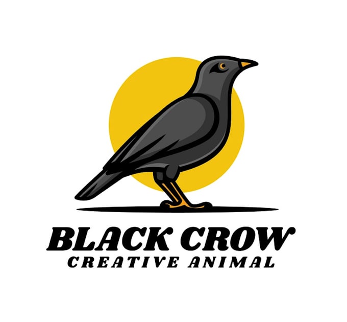 Do make an modern custom crow logo by Lily_harveyag | Fiverr