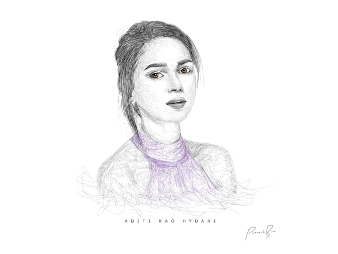 Draw unique and expressive scribble art by Praneshbinu | Fiverr