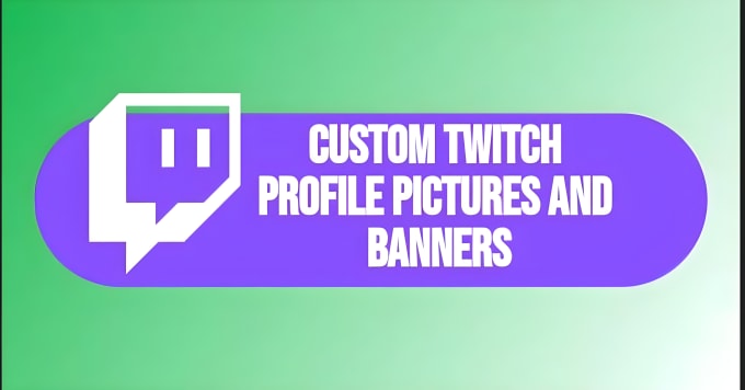 Make you a custom twitch profile picture and banner by Hypalol | Fiverr