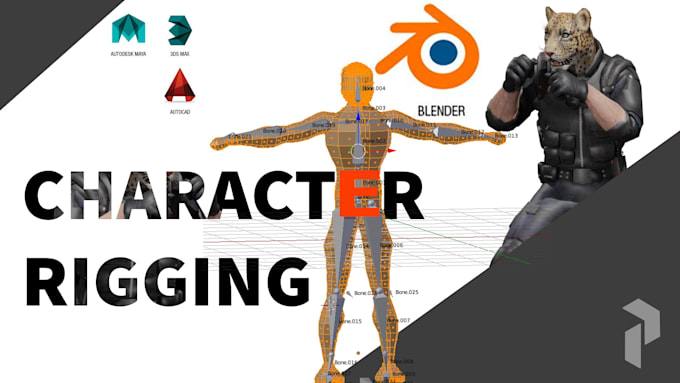 Rig in blender for games and more by Rukh3d | Fiverr
