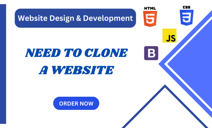 Create Clone Or Copy Of Any Website Using Pure Css Html And Js By Mabdullah19 Fiverr