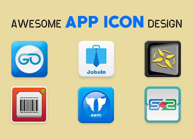 Design amazing app icon for mobile app by Creativegust | Fiverr