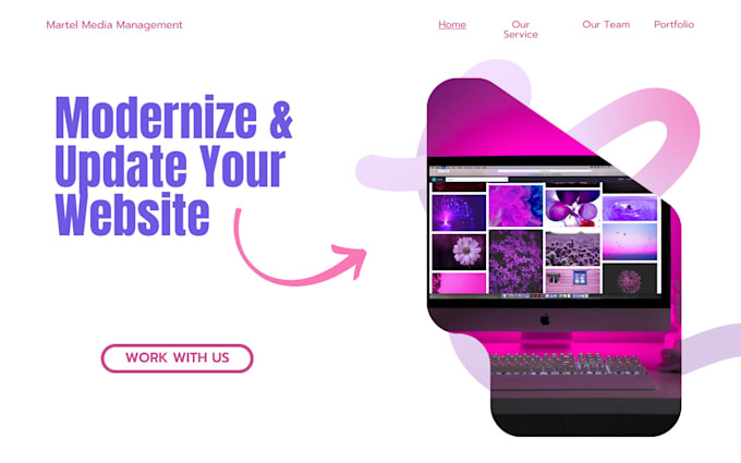Modernize and update your website by Juliamortley | Fiverr
