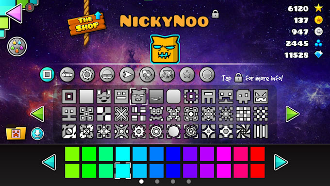 Make you geometry dash icons for a texture pack by Xnickynoo | Fiverr