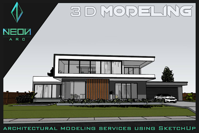 Provide architectural 3d modeling services using sketchup by Neon_architects | Fiverr