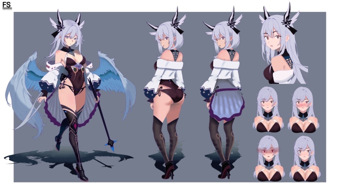 Do character sheet anime style by Reficul90 | Fiverr Do character sheet anime style by Reficul90 | Fiverr