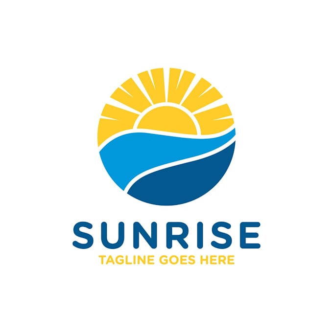 Create creative and stylish sun logo design by Myrtle_rani | Fiverr