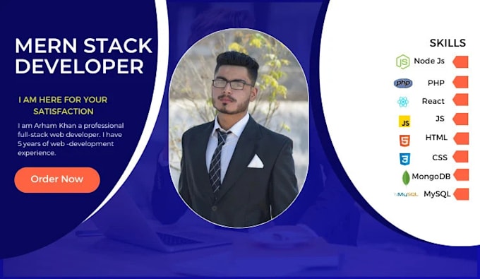 Be your mern stack developer by Arhamkhan8281 | Fiverr