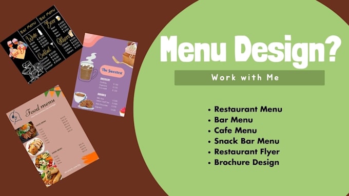 Help you design your desired menu by Rubemied | Fiverr