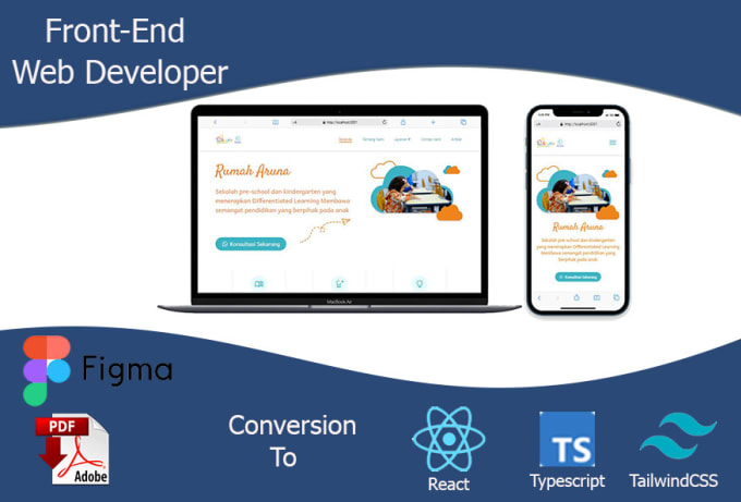 Converting Into React Typescript And Tailwind Css By Abdulmajid906 Fiverr