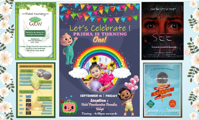 Design creative invitation card, visiting card and poster by Ananya ...