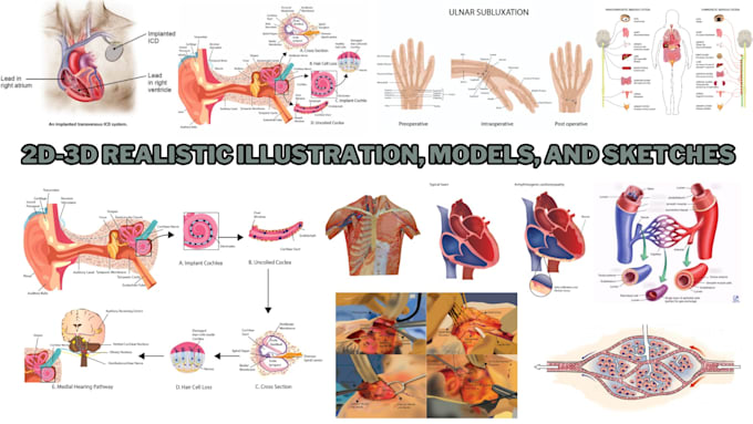 Make medical, science illustrations, animations, sketches, diagrams in ...