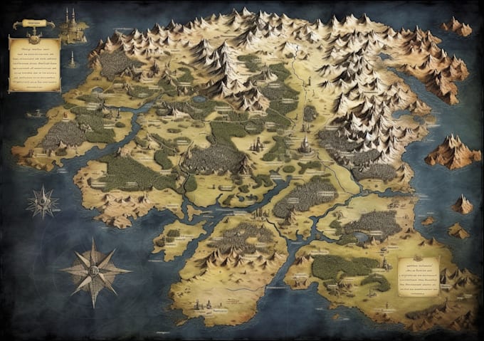 Draw you a fantasy battle map, dnd battle map by Chizobauchie | Fiverr