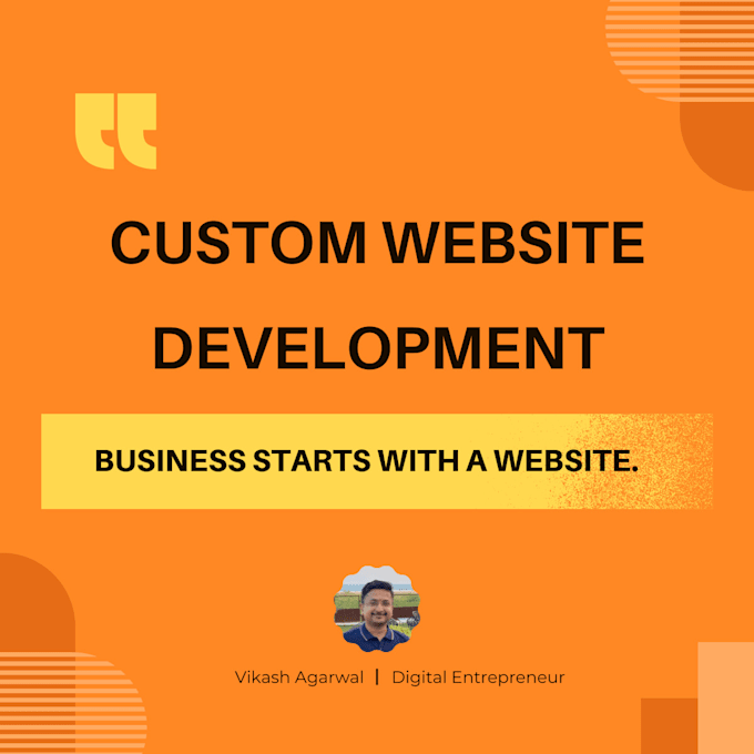 Do custom wordpress website design and website development by Vikash_sanghi | Fiverr