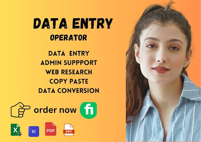 Be your personal virtual assistant for fastest data entry typing work ...