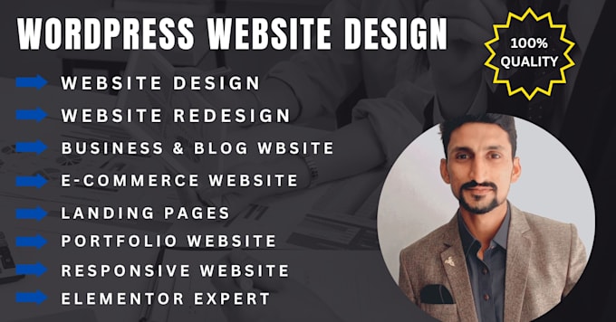 Build a modern and responsive wordpress website design by Saleemzulfiqar | Fiverr