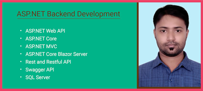 Create asp dot net backend development web app by Data_entry_asst | Fiverr