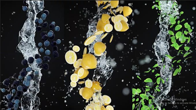 3d water simulation,3d product animation,3d fluid liquid animation, cgi ...