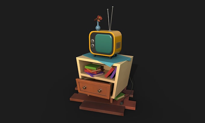 Create stylized low poly 3d models, props, assets by Cem3dart | Fiverr