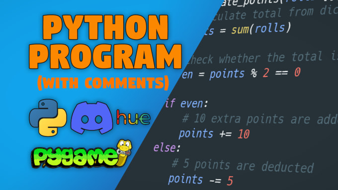 Develop any python program by Evsdev | Fiverr Develop any python program by Evsdev | Fiverr
