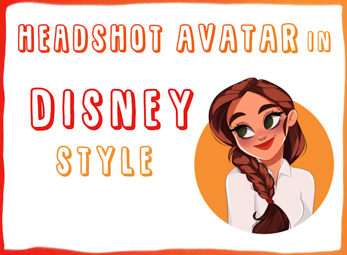 Create disney headshot avatar by Carolinemaart | Fiverr