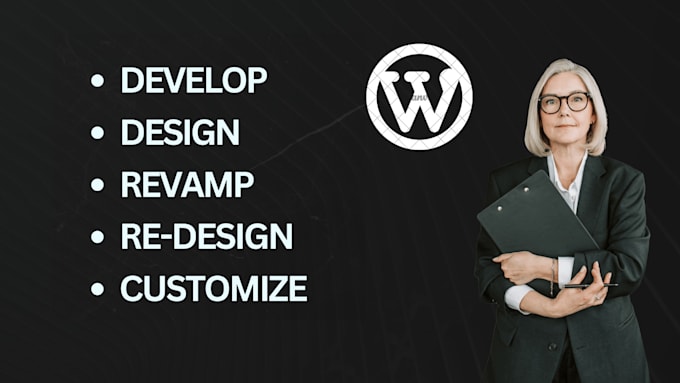 Build a responsive website using wordpress by Judah_johnson | Fiverr