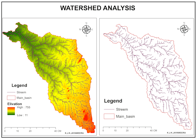 Do watershed delineation using arc gis qgis by Jagathjayaweera | Fiverr