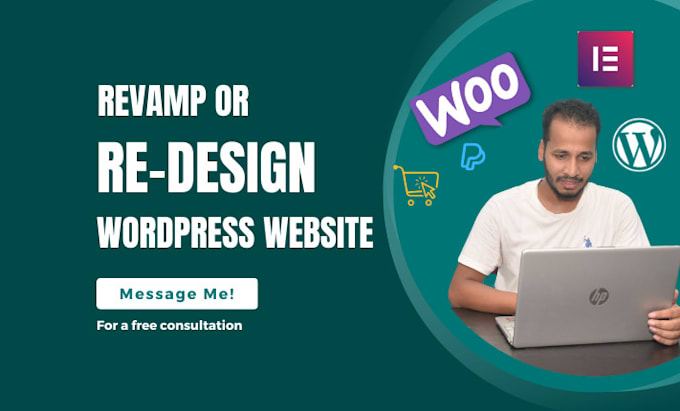 Revamp redesign wordpress website using elementor pro by Devlutful | Fiverr