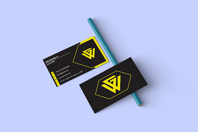 Design unique visiting and business card with qr code by Hamzasaleem161 ...