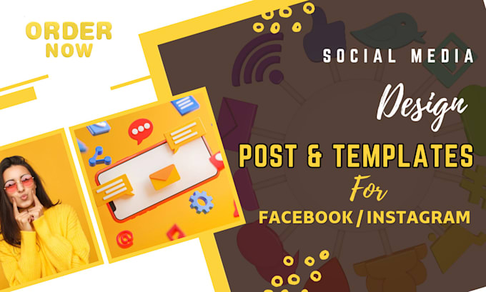 Design social media post facebook post,cover instagram post by ...