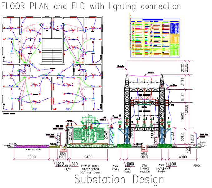 Draw electrical and architectural design by autocad by Autocad_shakil ...