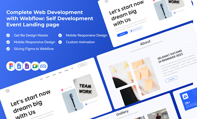 Design clean and professional landing page using figma by Mfarhan7871 ...