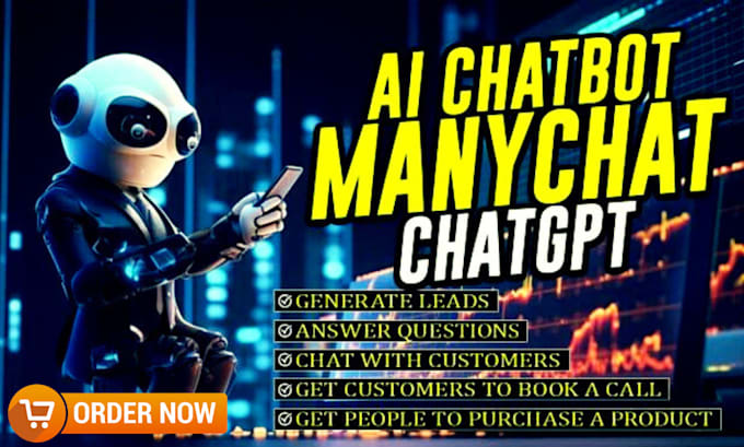 Create a custom manychat bot for your business needs by Engr_m_atif | Fiverr